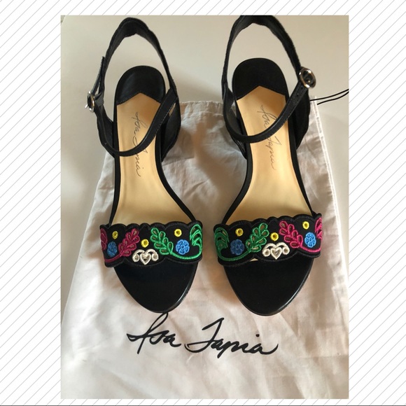 Isa Tapia | Shoes | Isa Tapia Floral Heel Sandal | Poshmark